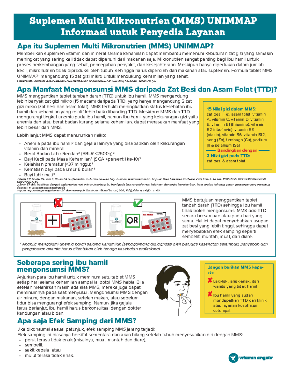 Suplemen Multi Mikronutrien (MMS) UNIMMAP untuk Ibu Hamil: Informasi dan Manfaat - Studocu