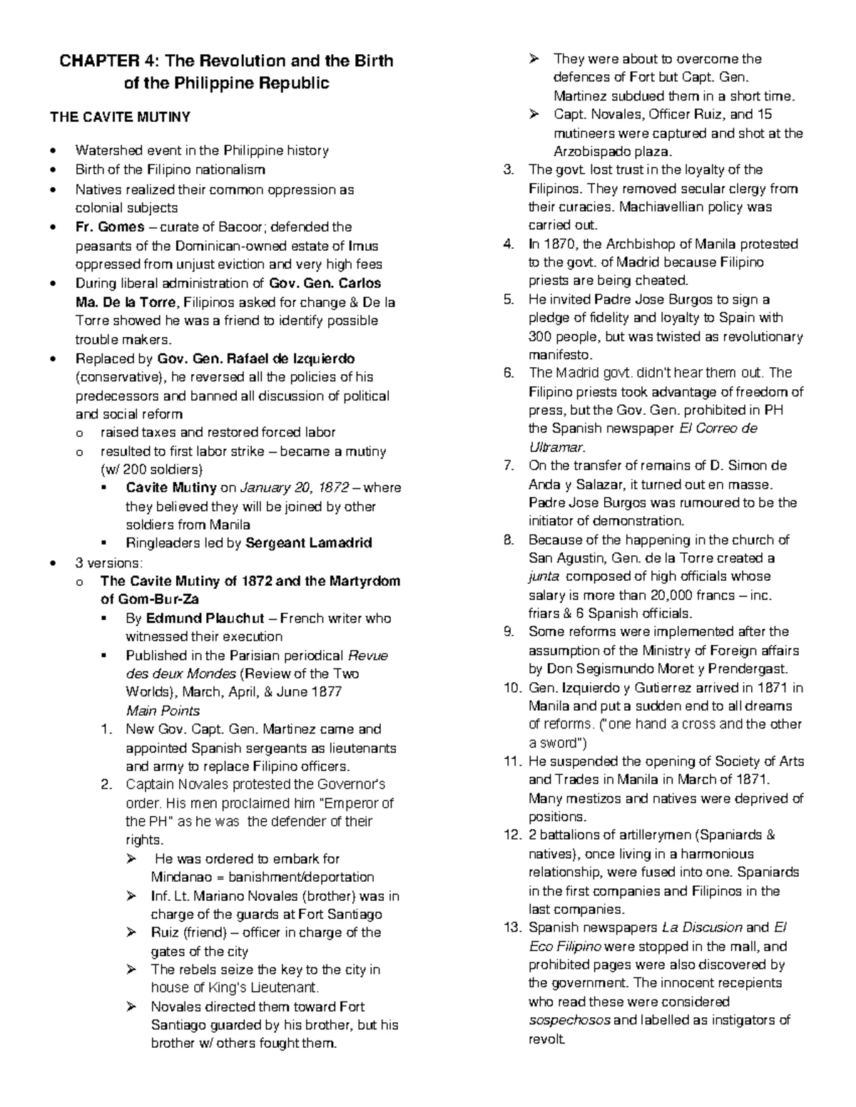 RPH Lesson 4: Pagsusuri ng Reducción at Kaayusan ng Pamayanan - Studocu