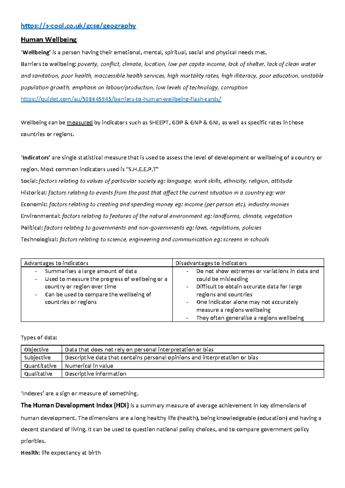 Year 10 Geography Notes: Changing & Managing the Environment - Studocu