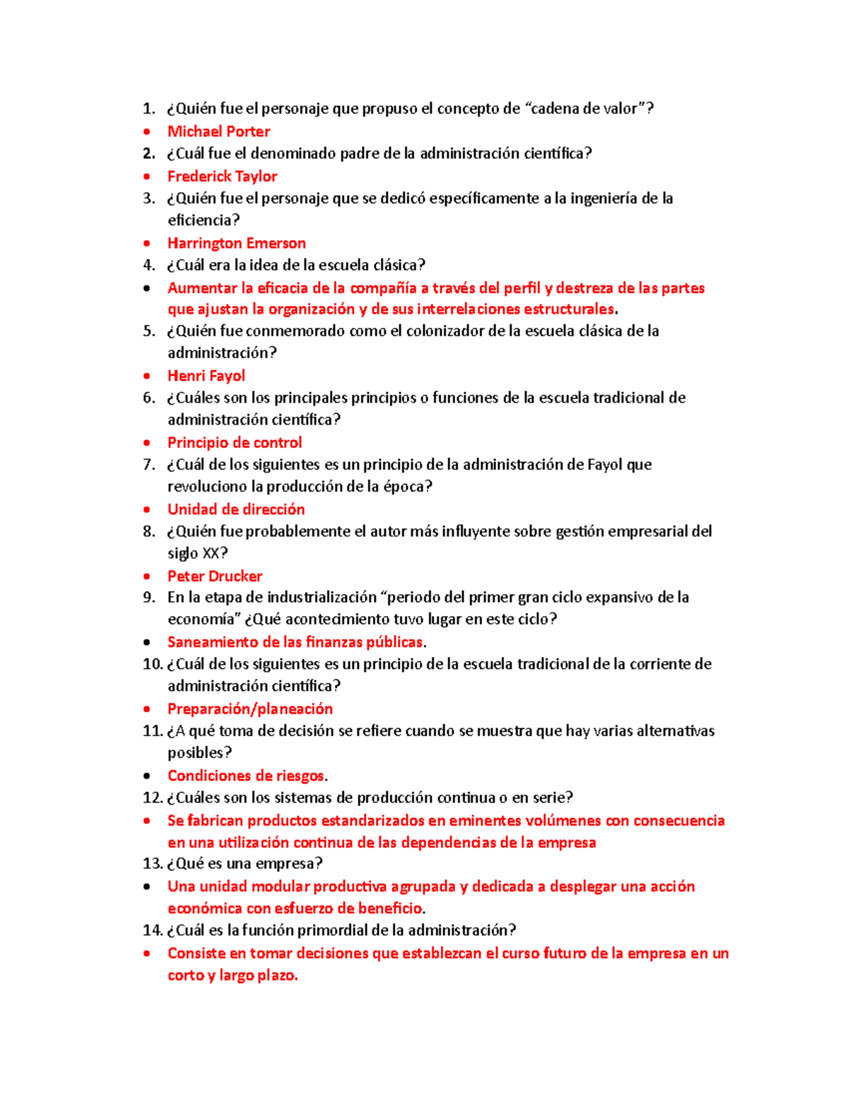 Examen Final de Procesos Industriales: Conceptos Clave y Principios ...