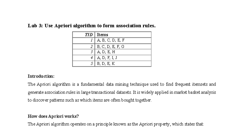 Lab 3-6: Association Rules & Classification Algorithms in WEKA - Studocu