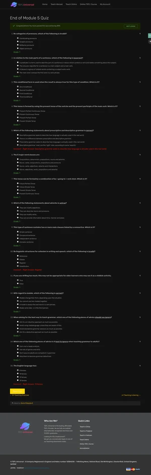 Module 9 Quiz Questions 100403 - Assessing Communication and Classroom ...
