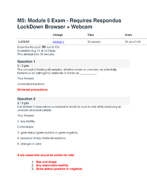 Module 4 Exam Requires Respondus Lock Down Browser Webcam ...