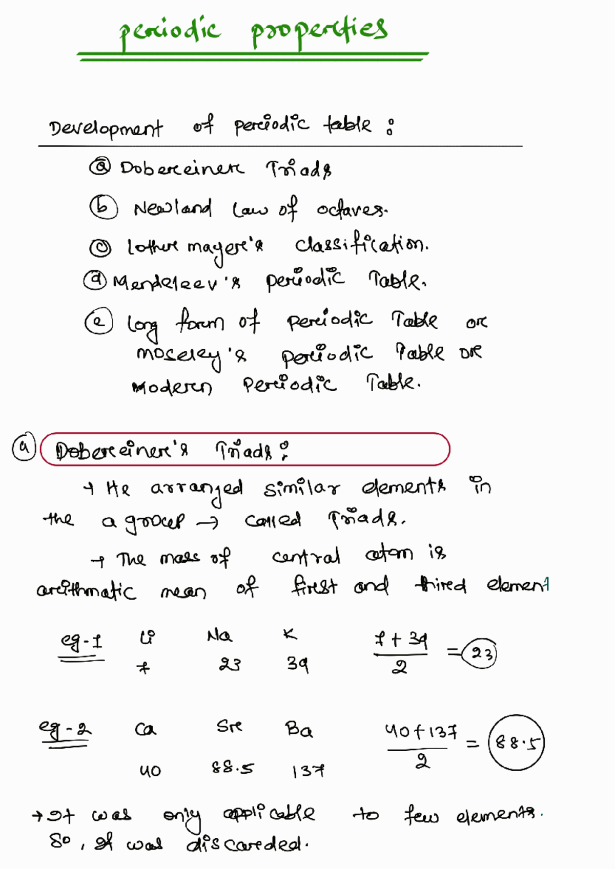 Periodic Properties: Development of the Modern Periodic Table (250710 ...