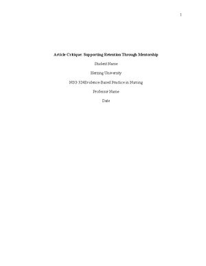 [Solved] Pick a clinical practice change you would like to see in your ...