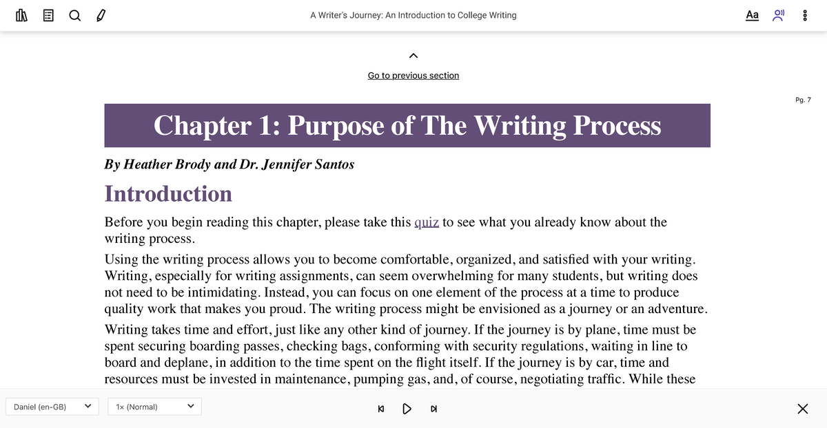 Introduction to the Writing Process: A College Journey (ENG101) - Studocu