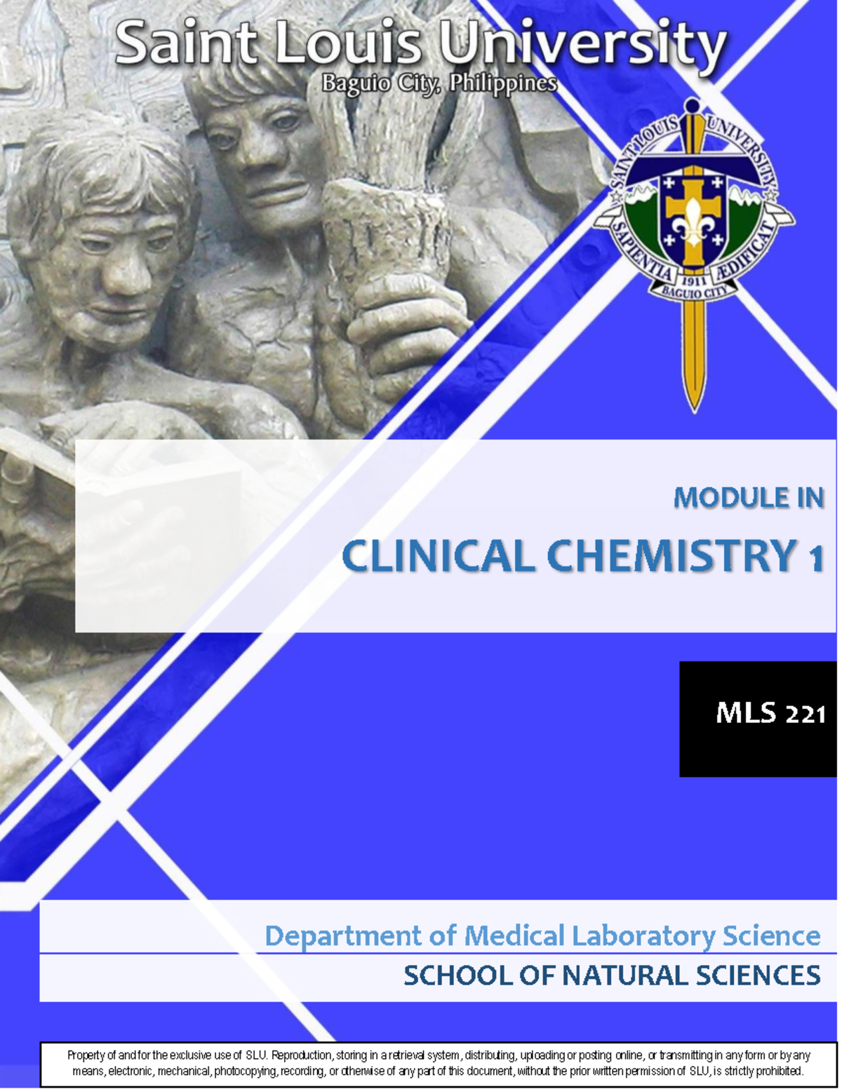 M1 Clinical Chemistry Module Overview and Key Concepts - Studocu