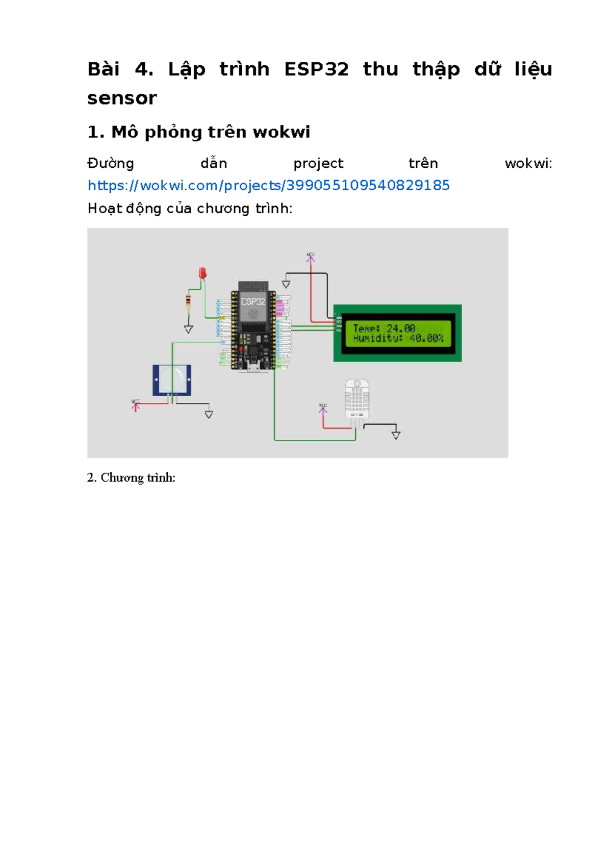 Bài 4 - dfafsaf - nothing - Bài 4. Lập trình ESP32 thu thập dữ liệu ...
