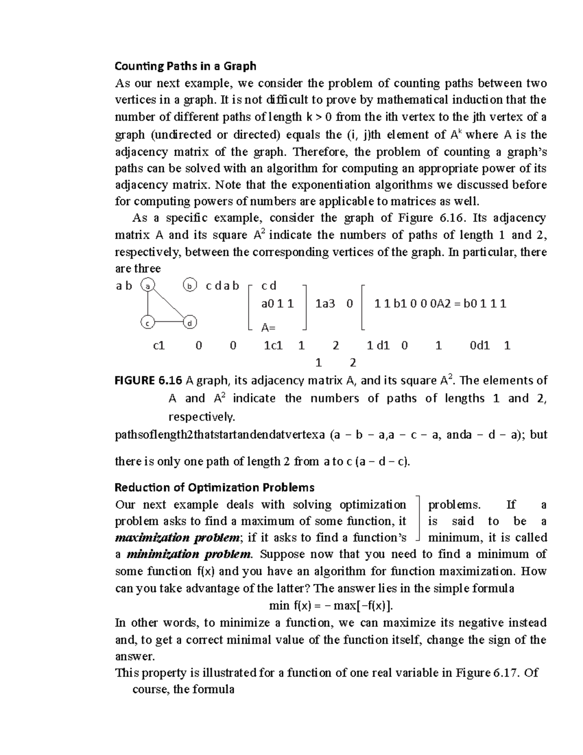 Counting Paths in a Graph - It is not difficult to prove by ...