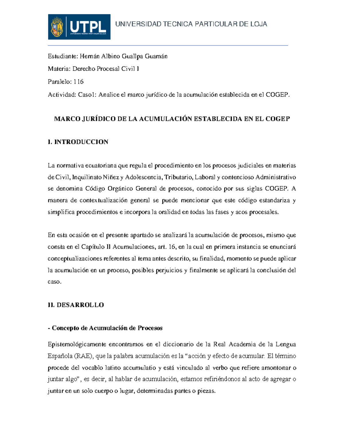 Legitimación Activa y Pasiva: Análisis Jurídico Integral - Studocu