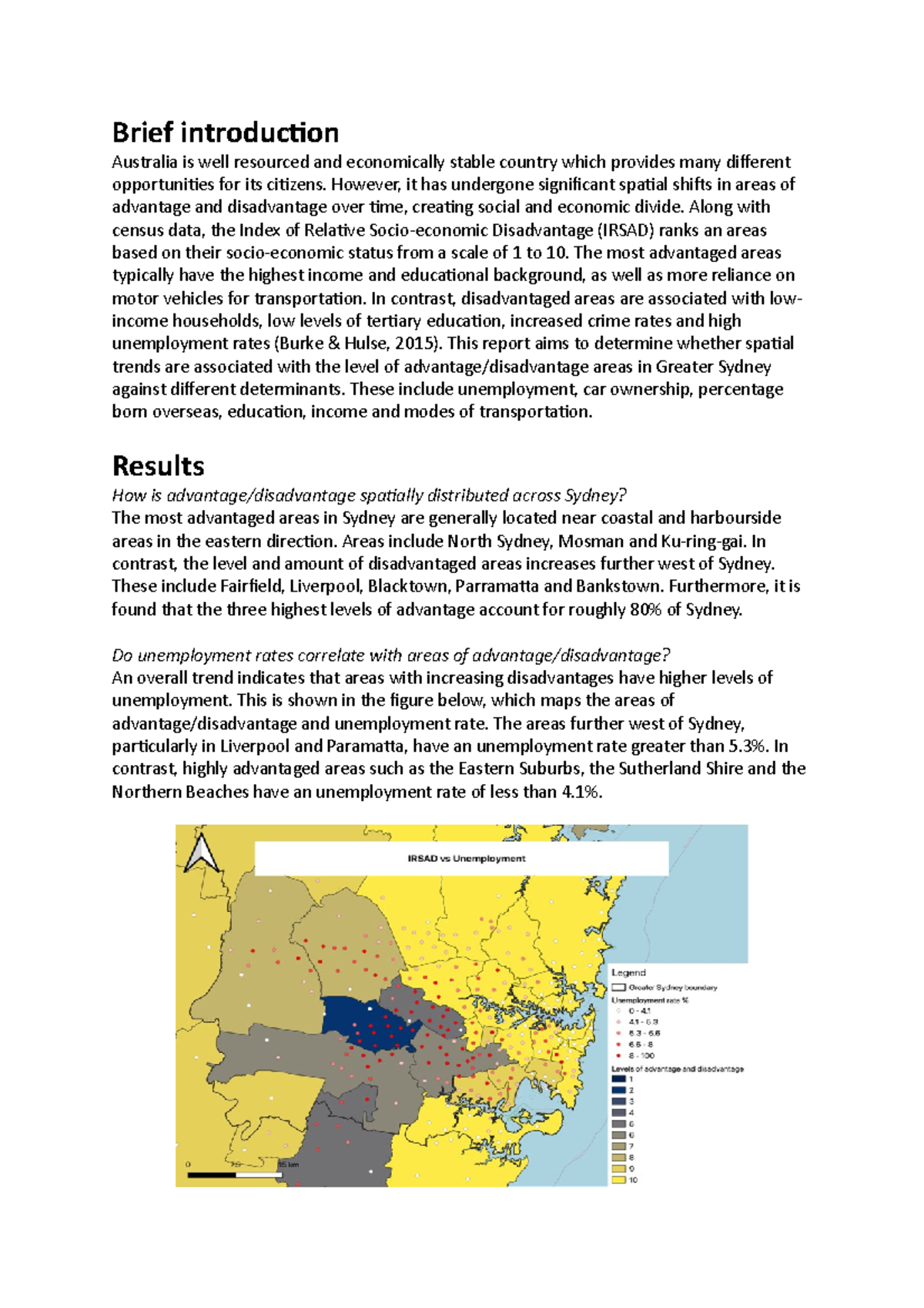 GIS Practical Task 2022 - Brief introduction Australia is well ...
