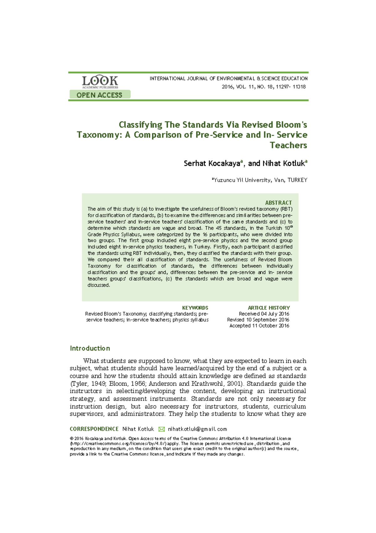 KUD - Classifying Standards in 10th Grade Physics with RBT - Studocu