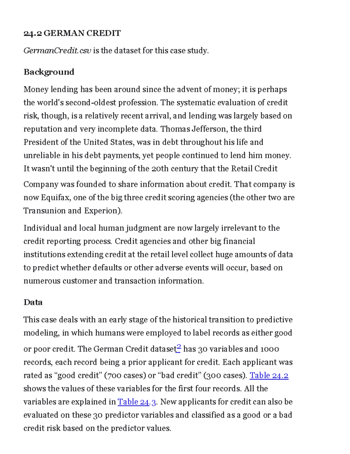 German Credit Case Study (24.2): Predictive Modeling & Risk Analysis ...