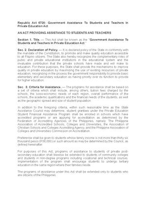 RA 9160 - AMLA Notes - RA 9160 – ANTI-MONEY LAUNDERING ACT (As amended ...