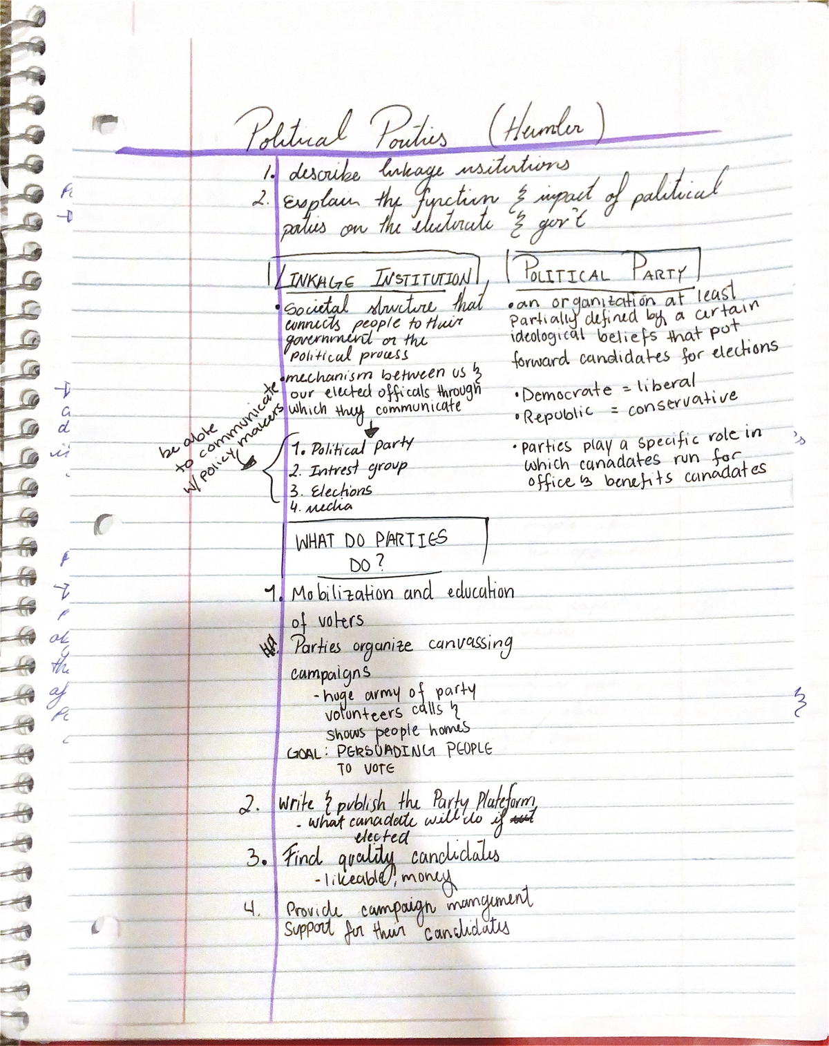 Chapter 14 Notes - 5 Parts (Nov 30, 2022 at 18:43) - Political Porities ...