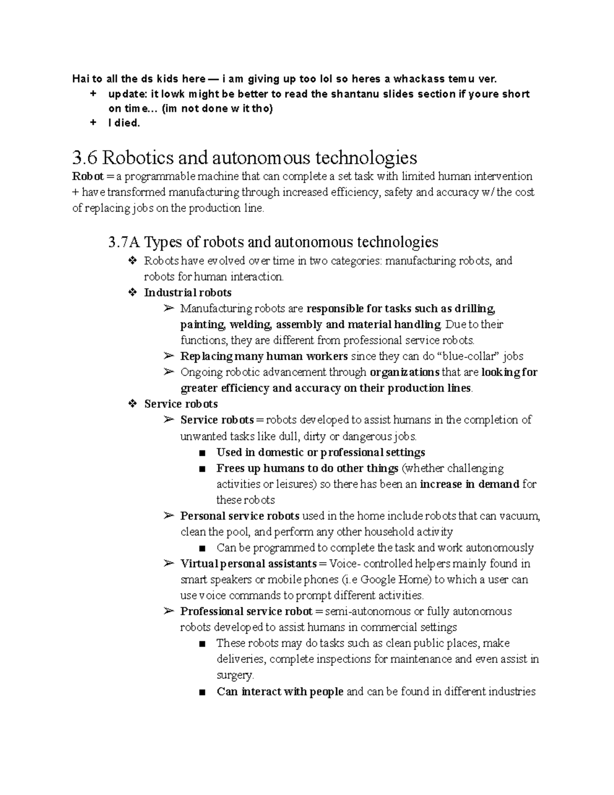 Robotics and Autonomous Technologies: Overview and Applications - Hai ...