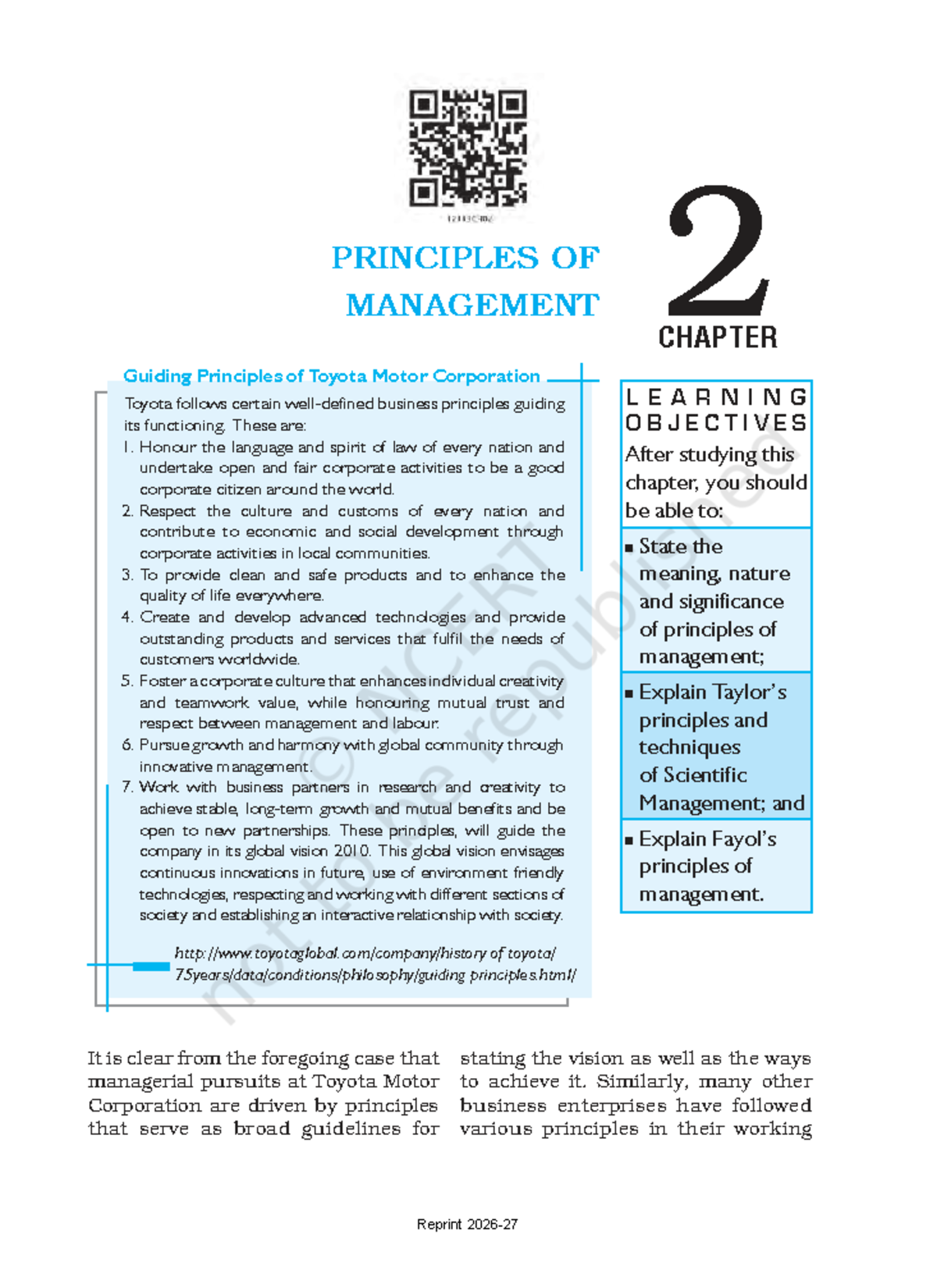 Principles of Management: Insights from Toyota's Business Practices ...