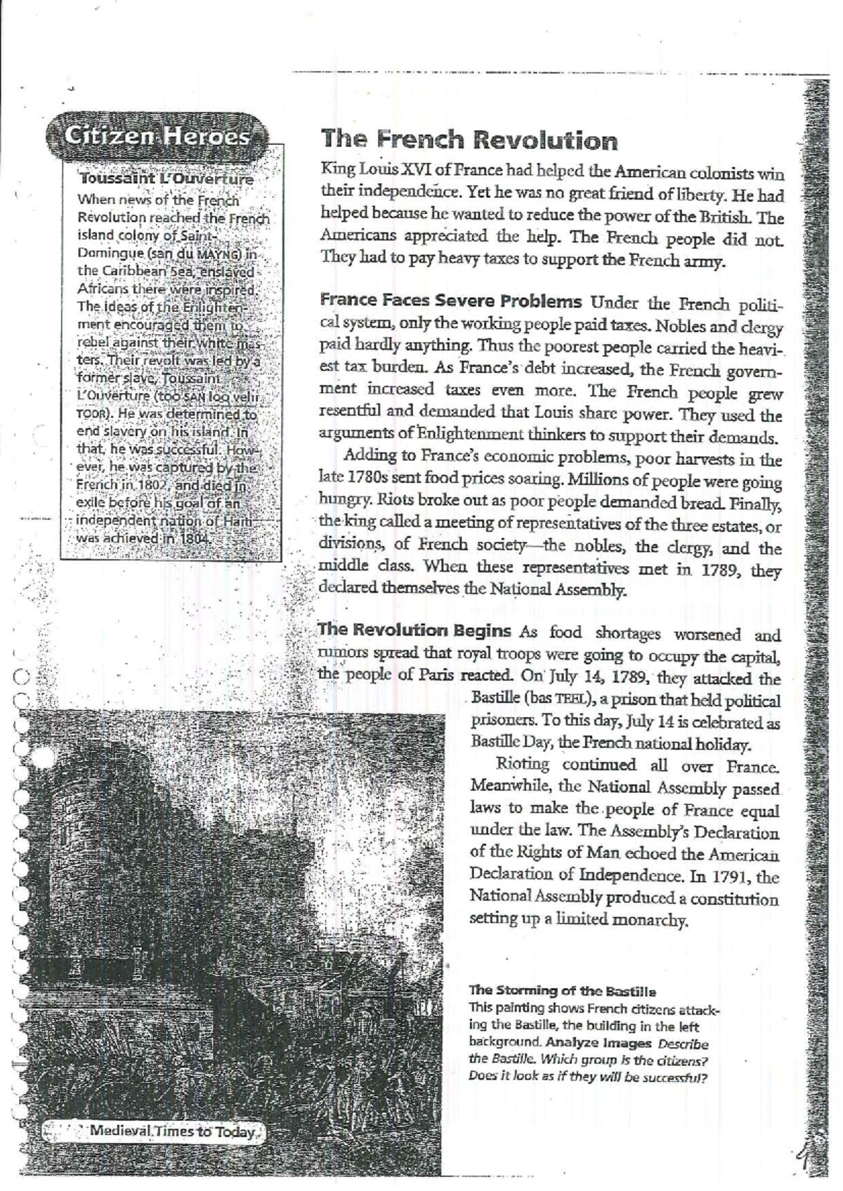 The French Revolution: Causes, Events, and Effects (HIST 101) - Studocu