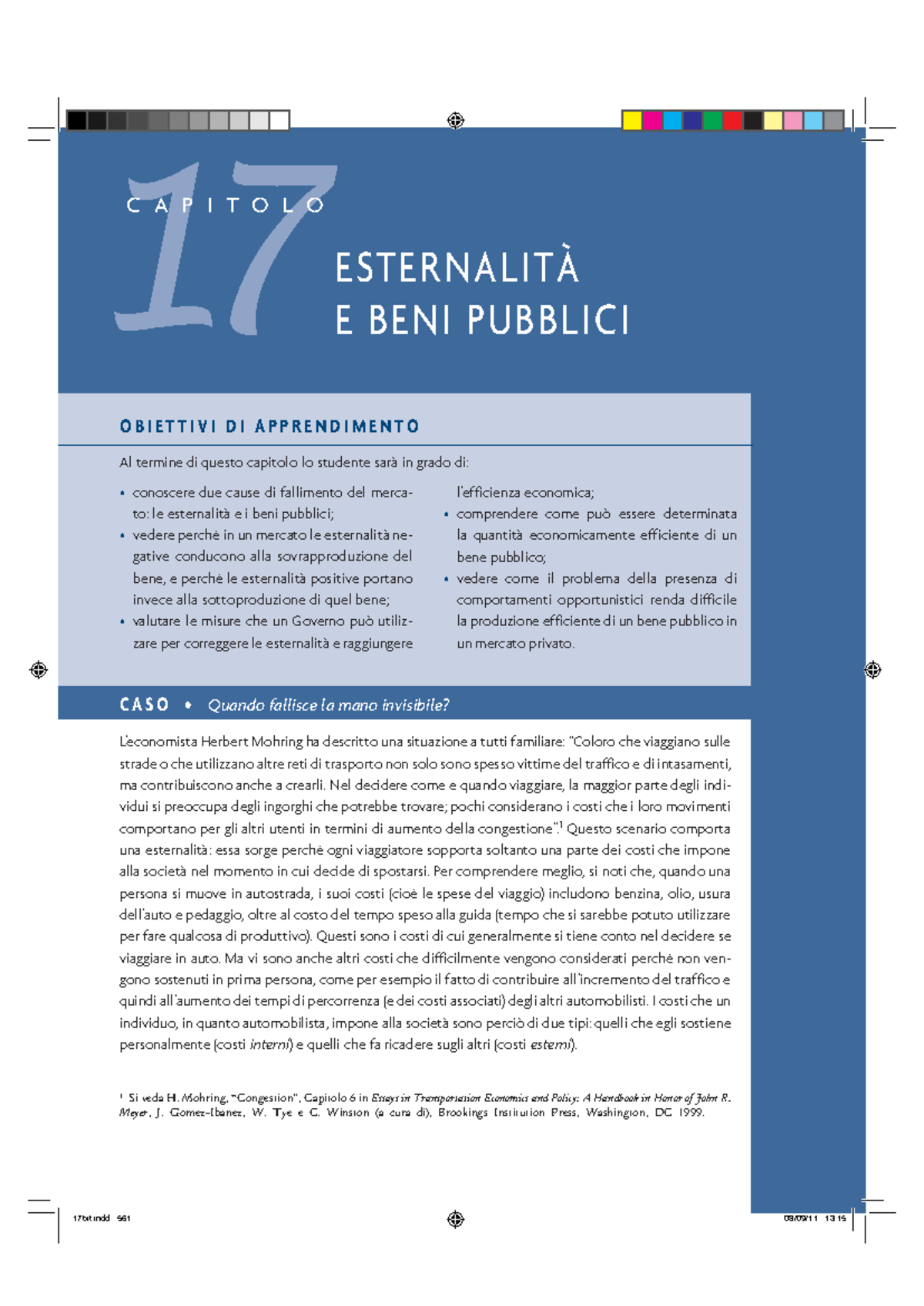 Riassunto Capitolo 17: Esternalità e Beni Pubblici - Microeconomia ...