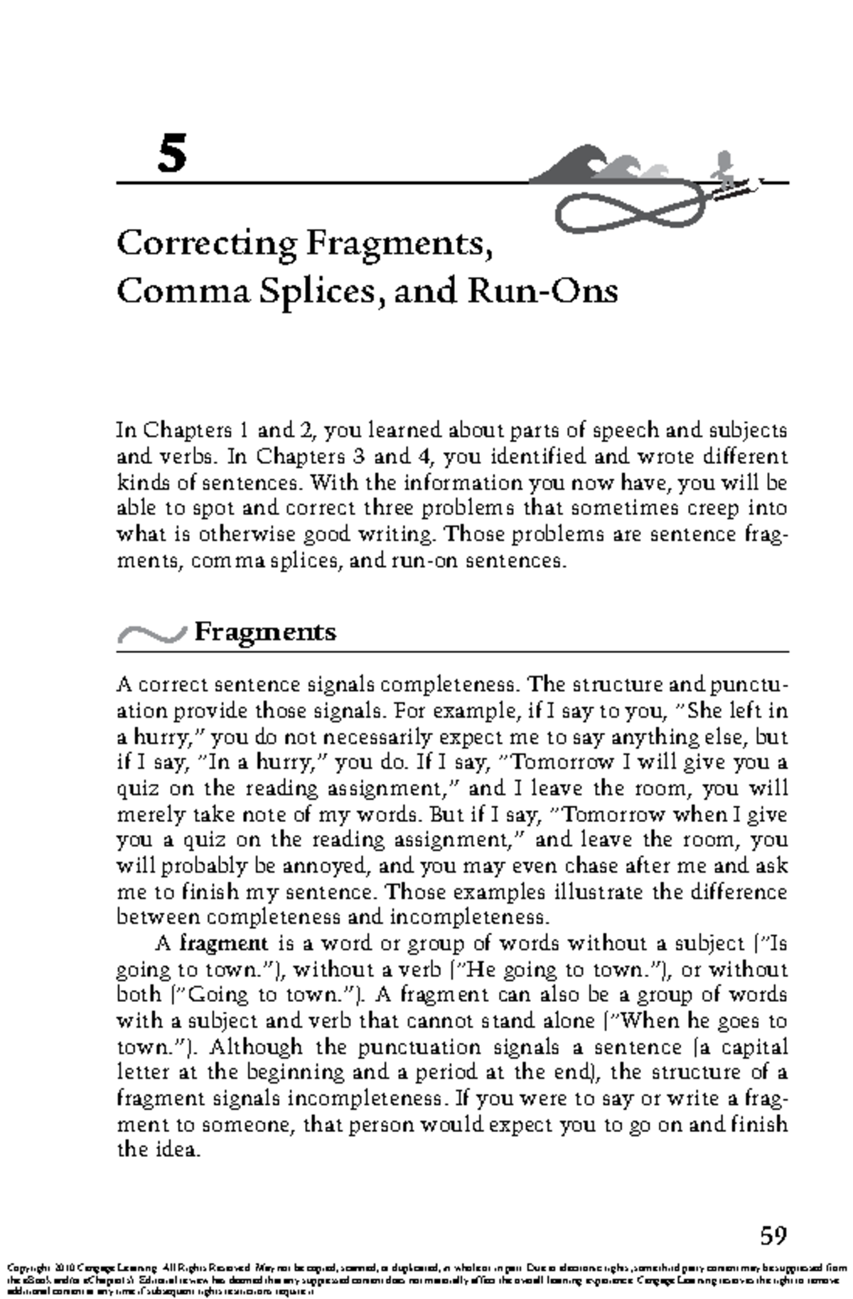 Correcting Fragments, Comma Splices, and Run-Ons in English - Studocu