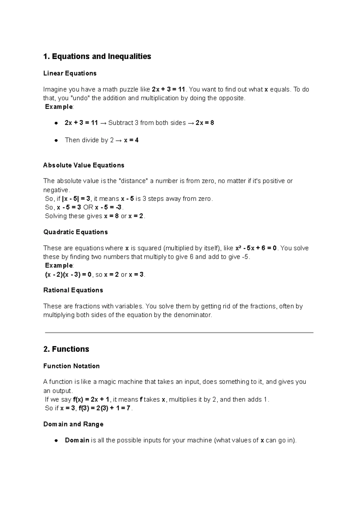 Trigonometry Unit 4 - Graphing Trig Functions: Notes, HW & Review - Studocu