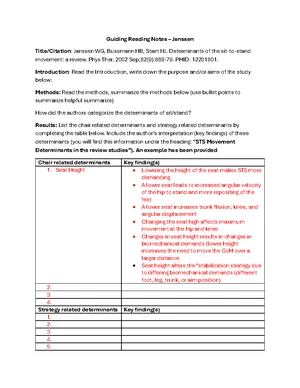 Pathologic Gait (PT 101): Trunk Deviations Analysis and Implications ...