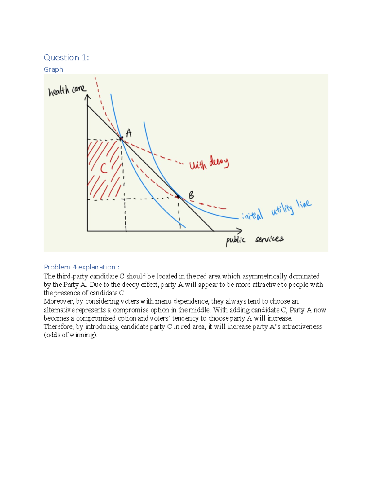 Behavioral Economics Assignment 1: Analysis of Decoy and Utility ...