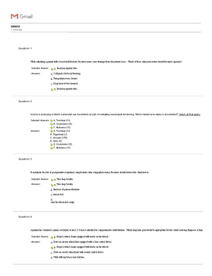ACLS - Pre Course Work-1 - ACLS Precourse Self-Assessment and Precourse ...