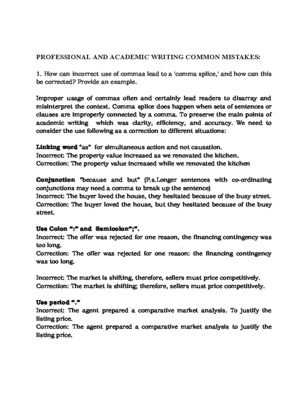 BSREM Professional & Academic Writing: Common Mistakes & Simulations ...