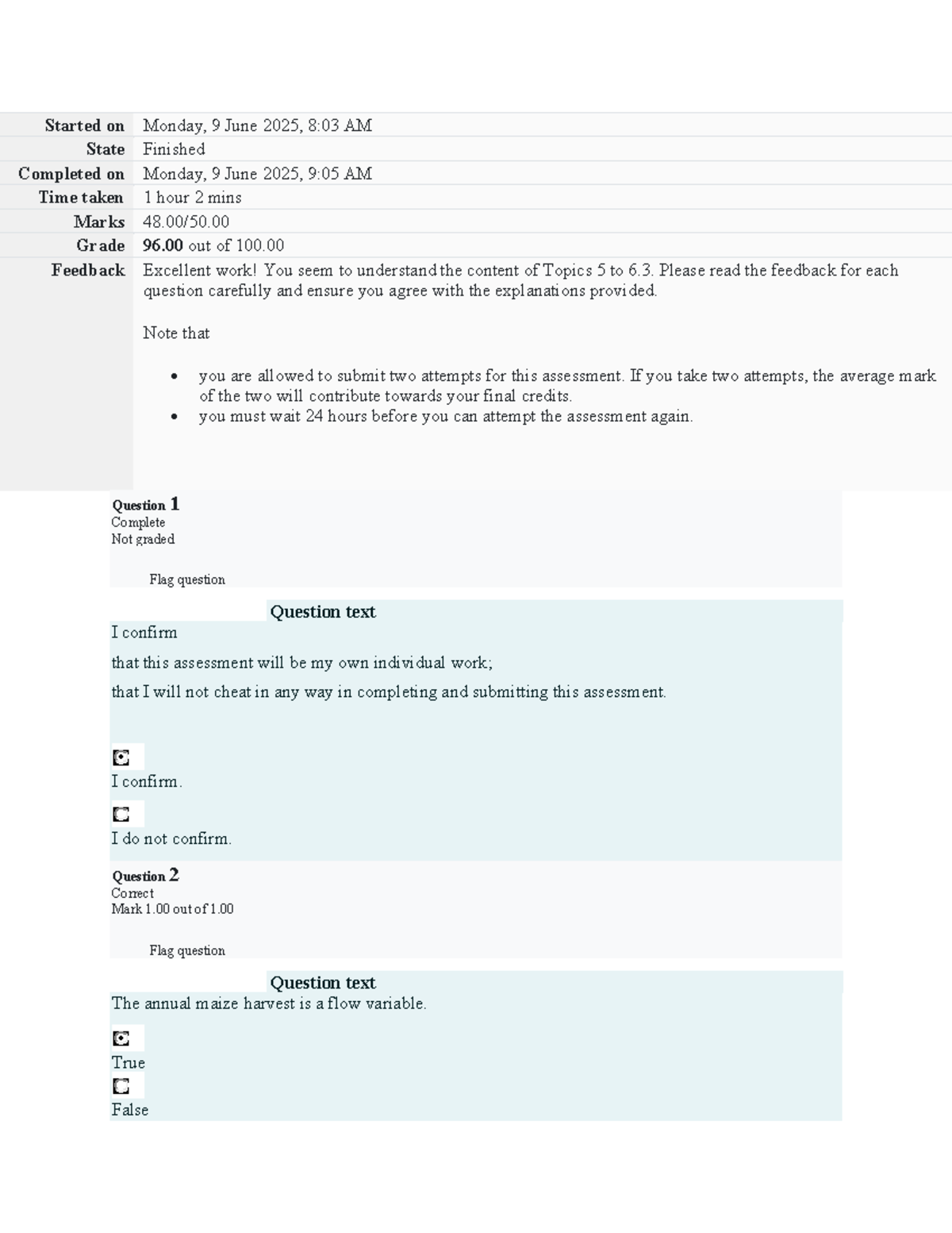 ECS1501 Assignment 2 Memo: Feedback & Grading Insights 2025 - Studocu