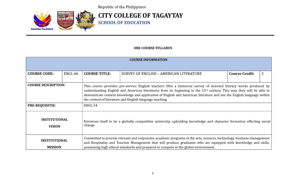 ENGL 66 Final Exam Review: Survey of American Literature - Studocu