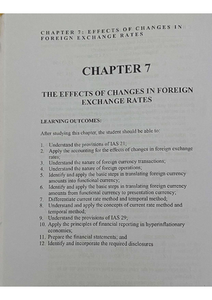 Foreign Exchange - CHAPTER 7 : EFFECTS OF CHANGES IN FOREIGN EXCHANGE ...