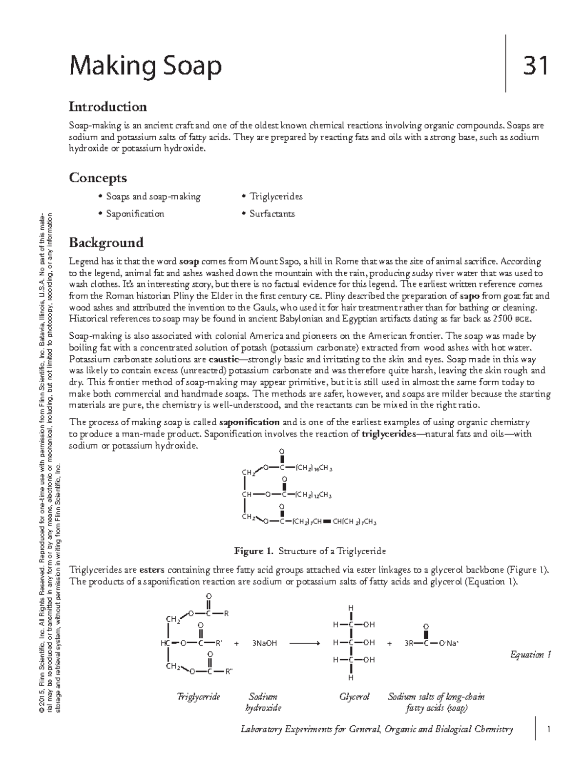 Dcgob 3 - lab report - Making Soap 31 Introduction Soap-making is an ...