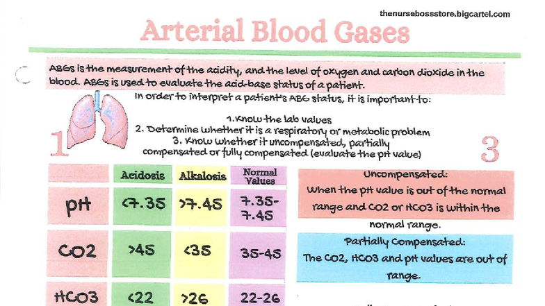 ABG Analysis and Interpretation Guide for Clinical Assessment - Studocu