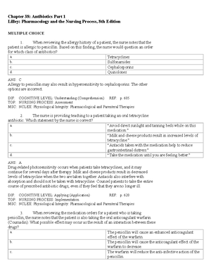 37 - dsfdsfds - Chapter 37: Respiratory Drugs Lilley: Pharmacology and ...
