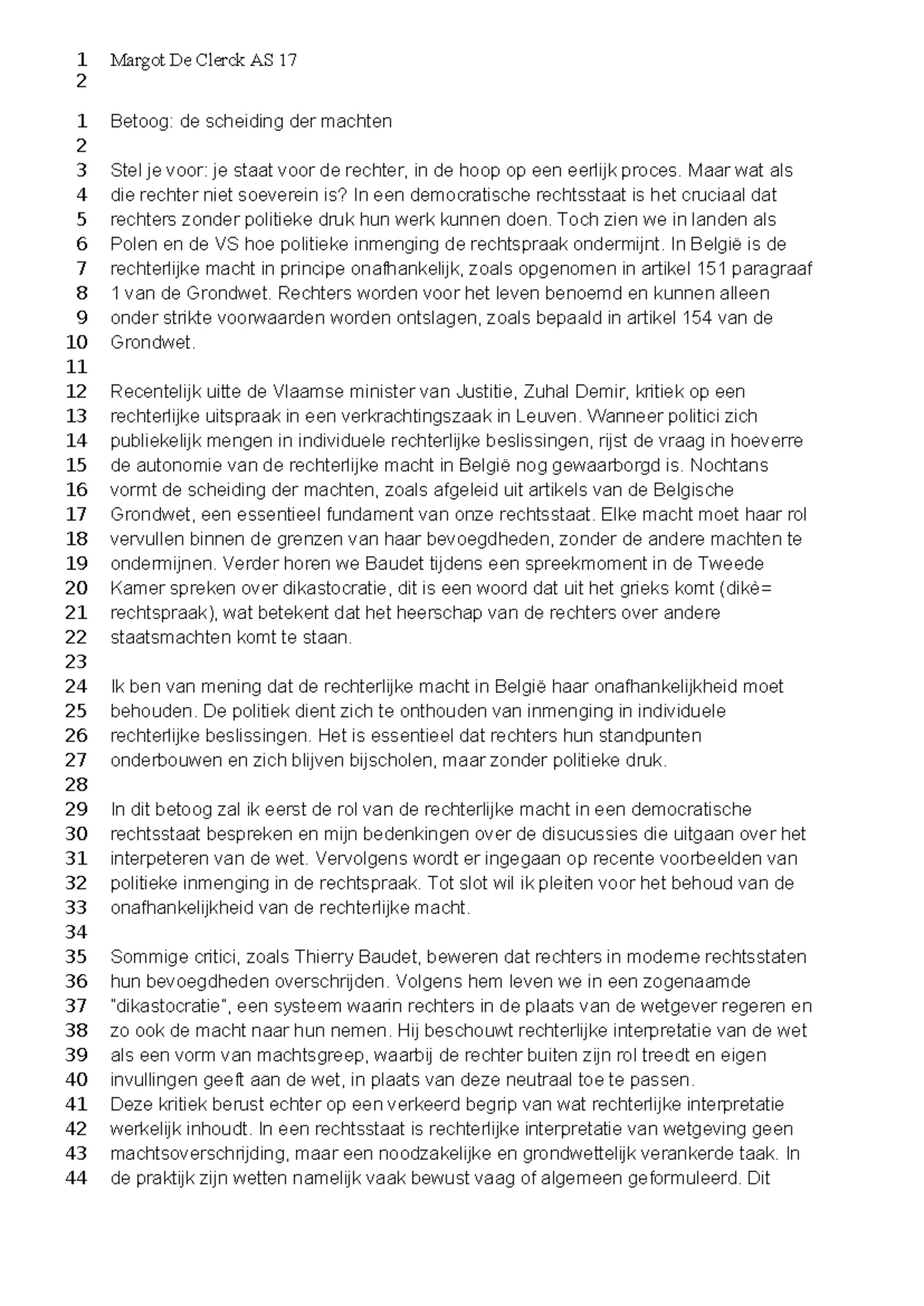 Bouwplan Betoog: Structuur en Voorbeeld voor Effectief Schrijven - Studocu