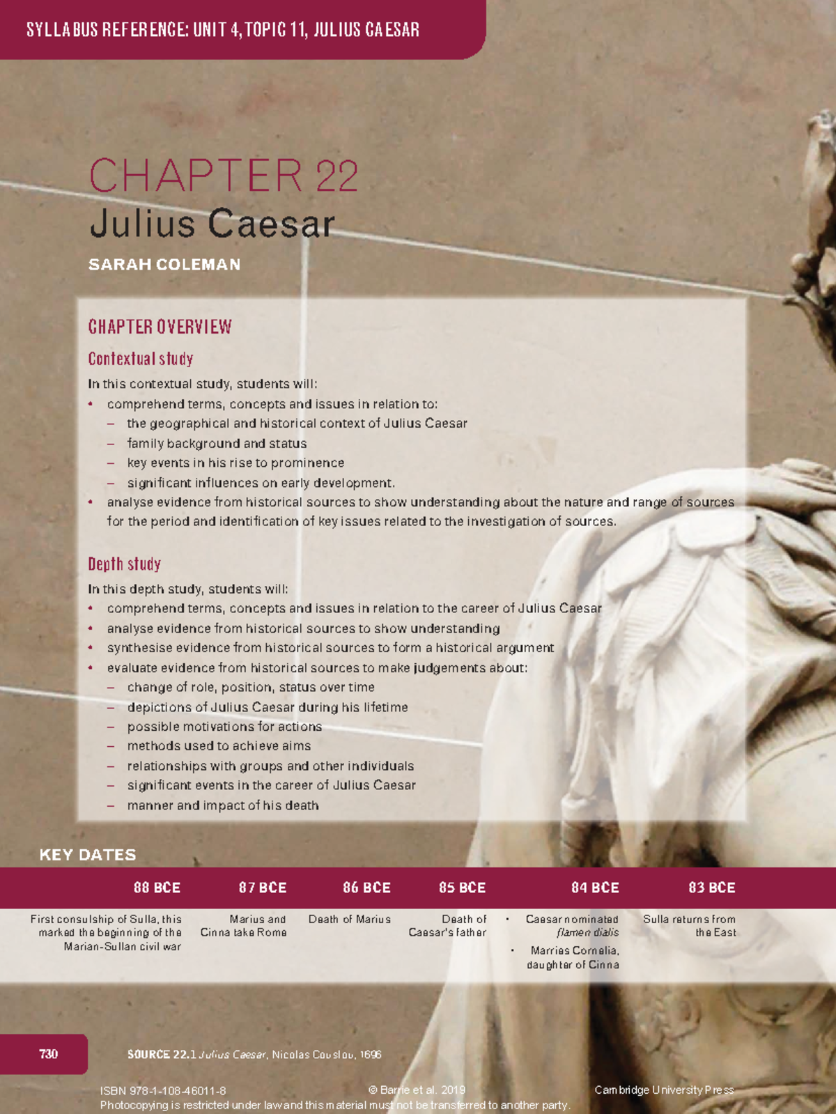 Julius Caesar's Political Reforms: Unit 4 Overview and Analysis - Studocu