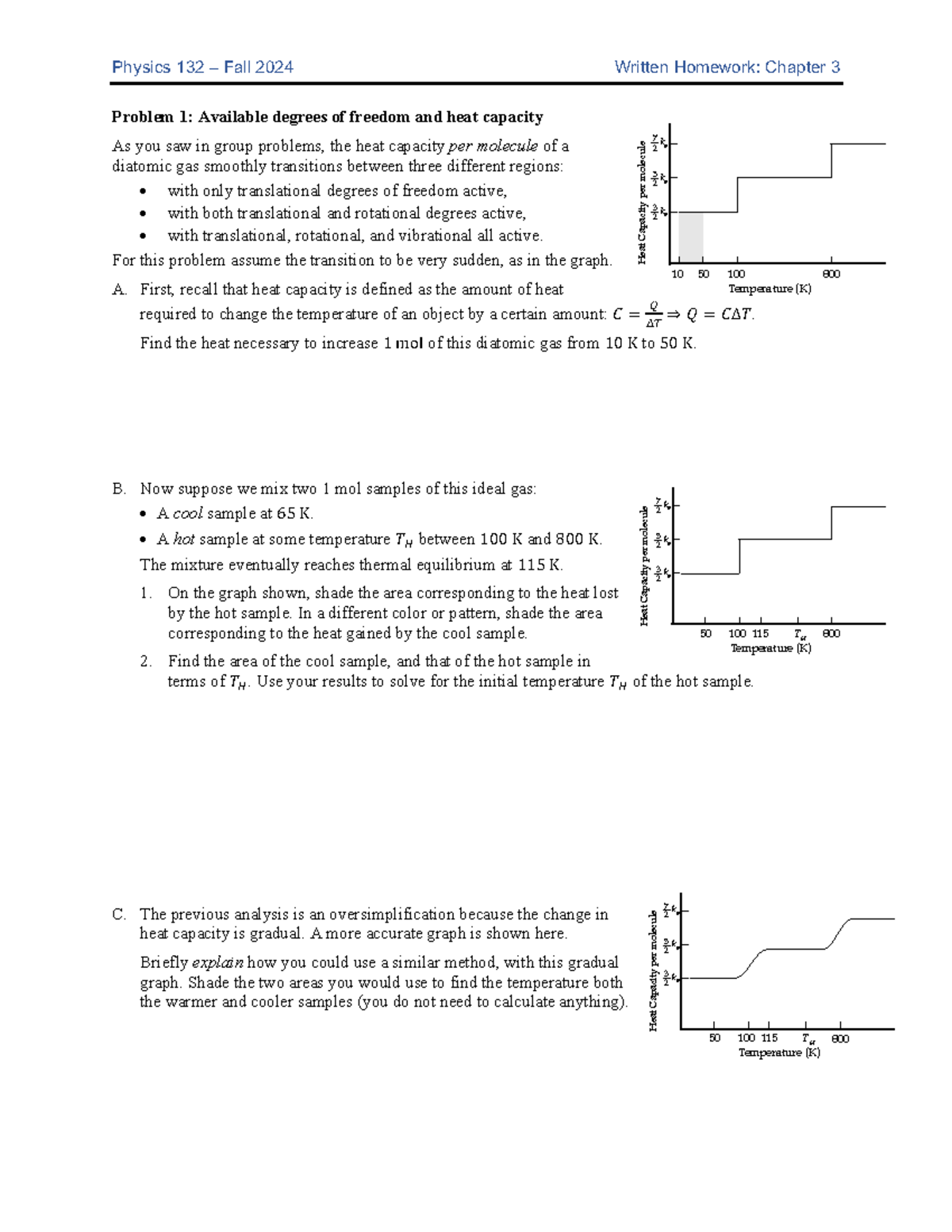 Physics 132 - Fall 2024 Written Homework: Ch 3 Problems Analysis - Studocu