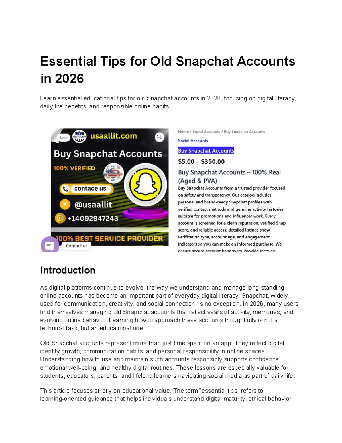 Essential Tips for Managing Old Snapchat Accounts in 2026 - Studocu