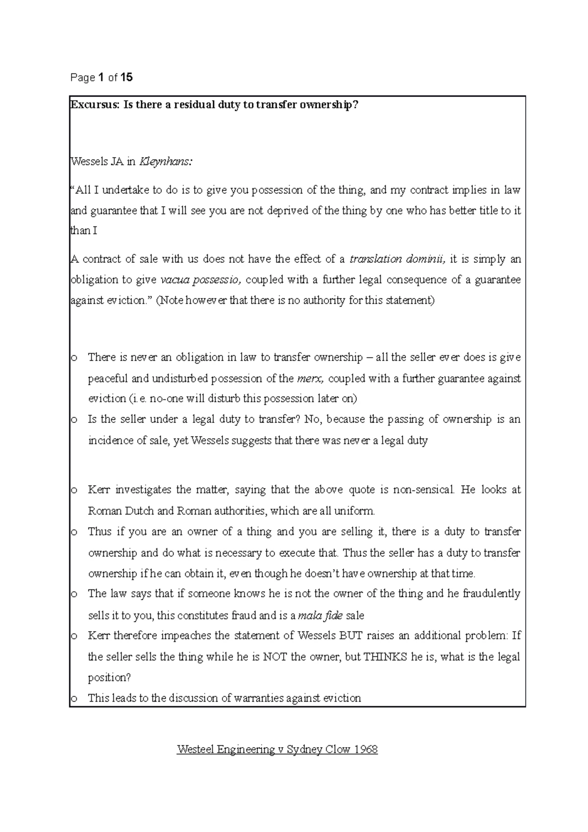 Animus Contrahendi: Key Elements of Contract Law for Legal Studies ...