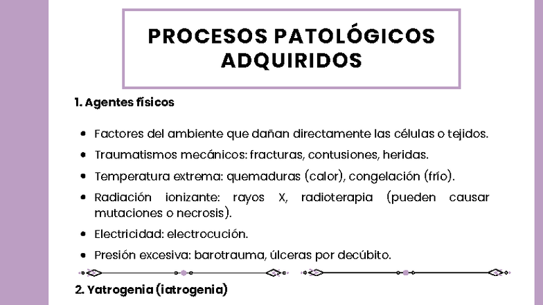 Procesos Patológicos Adquiridos 20251127: Agentes y Factores de Riesgo ...
