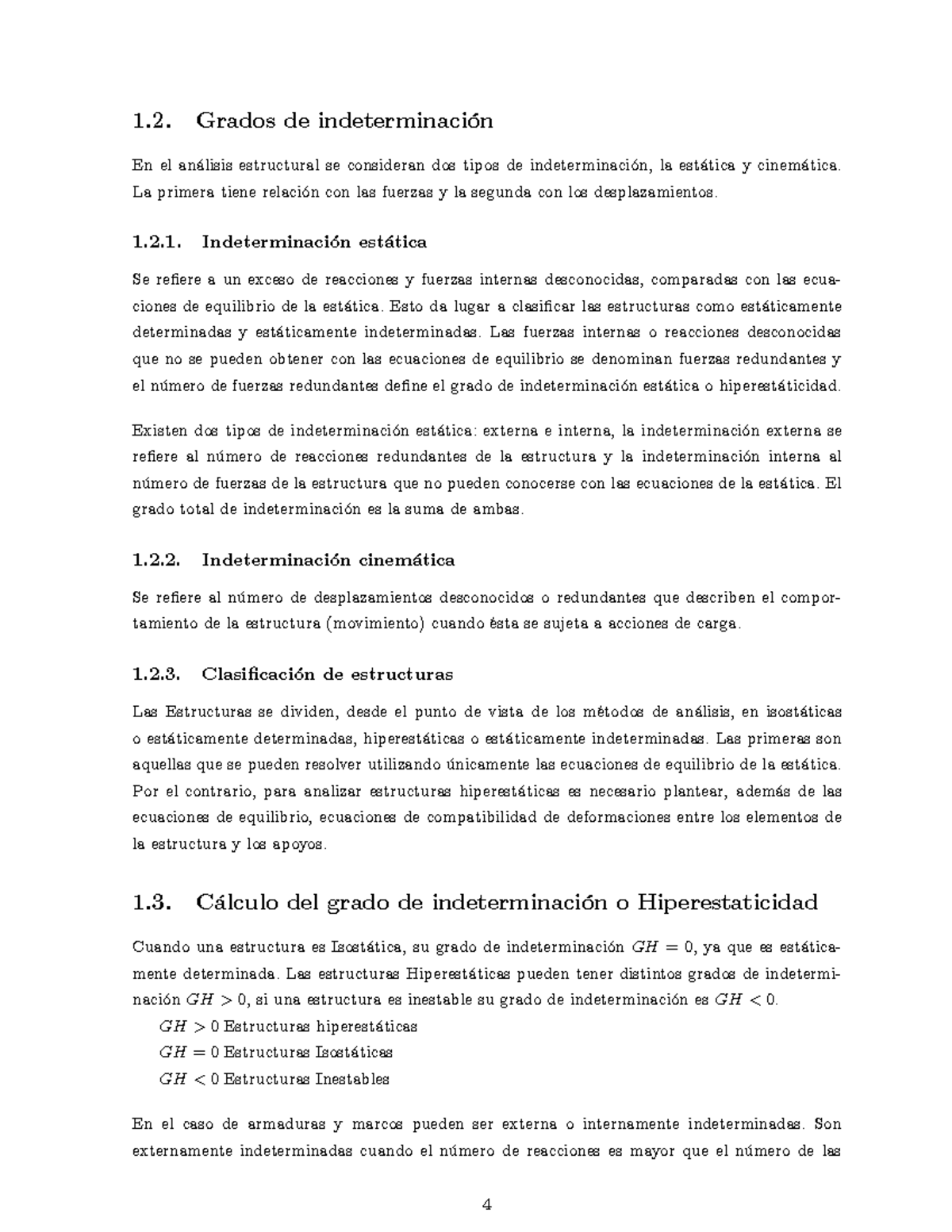 Grado de Hiperestaticidad en Análisis Estructural: Conceptos y Cálculos ...