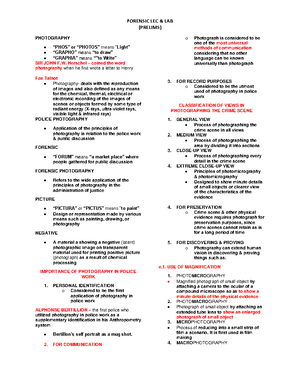 Forensic Personal Identification Techniques - CHAPTER FINGERPRINT ...
