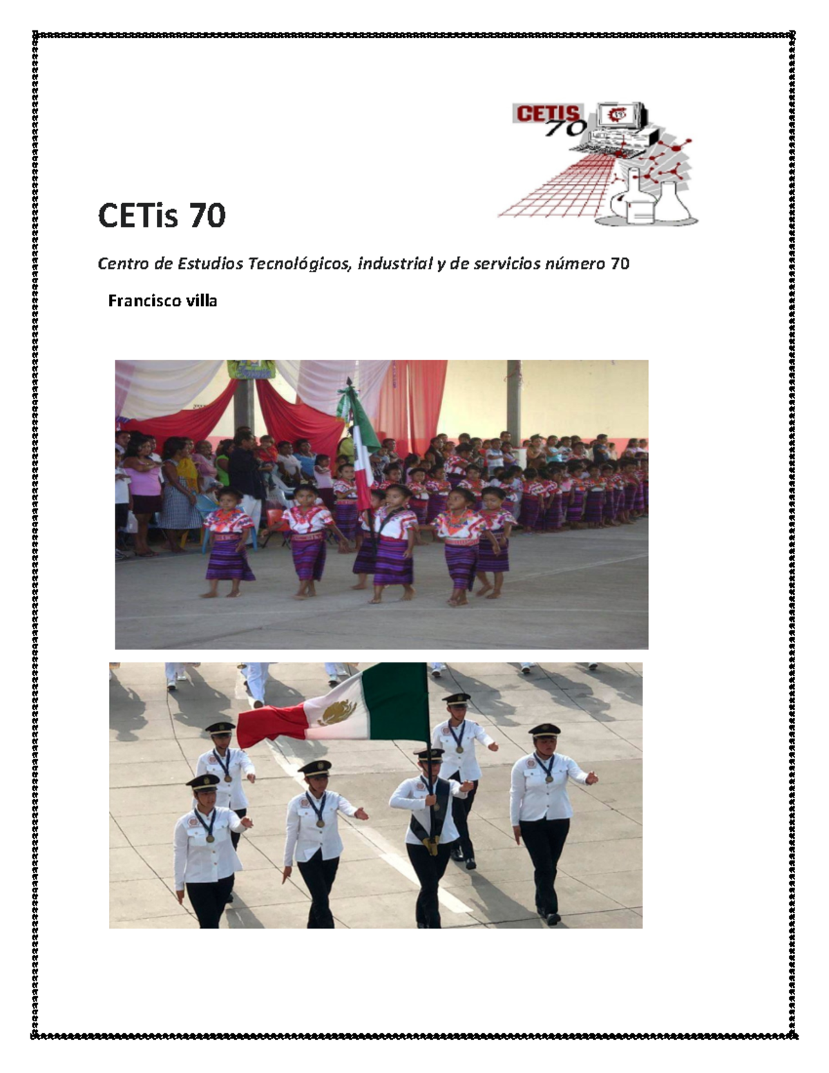CETis 70: Formación y Voces de Mando en Escolta de Bandera - Studocu