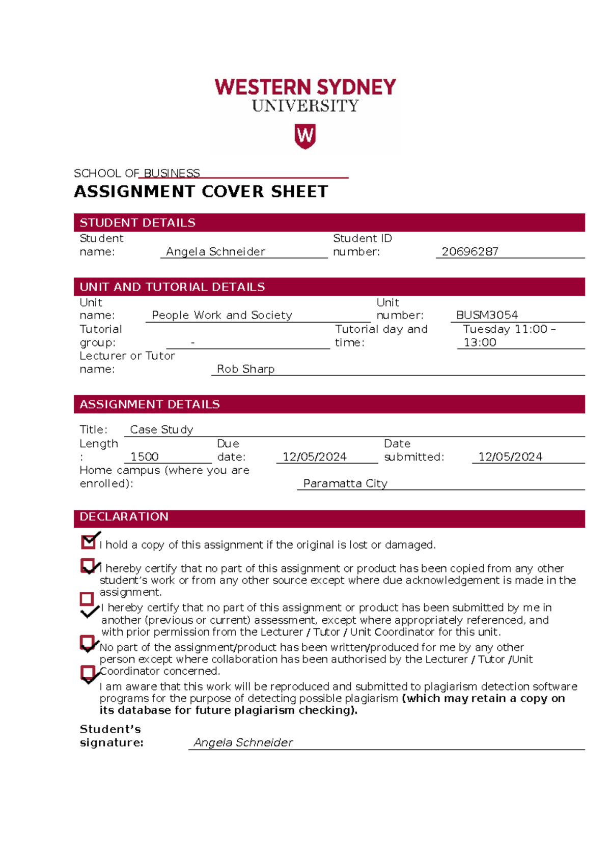 BUSM3054 PWS Case Study: Social Identity Theory Analysis - Studocu