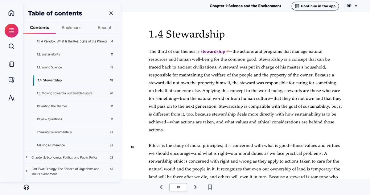 Chapter 1: Stewardship and Sustainability in Science and the ...