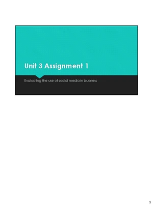 Assignment 2 notes - Unit 6 Assessment 2 Plan of Assignment Lesson 1 Wk ...