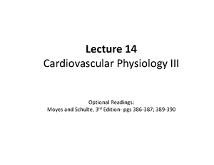 Lab3 Manual BIO2A03 W25 - Biology 2A03 Lab 3 CARDIOVASCULAR EFFECTS OF ...