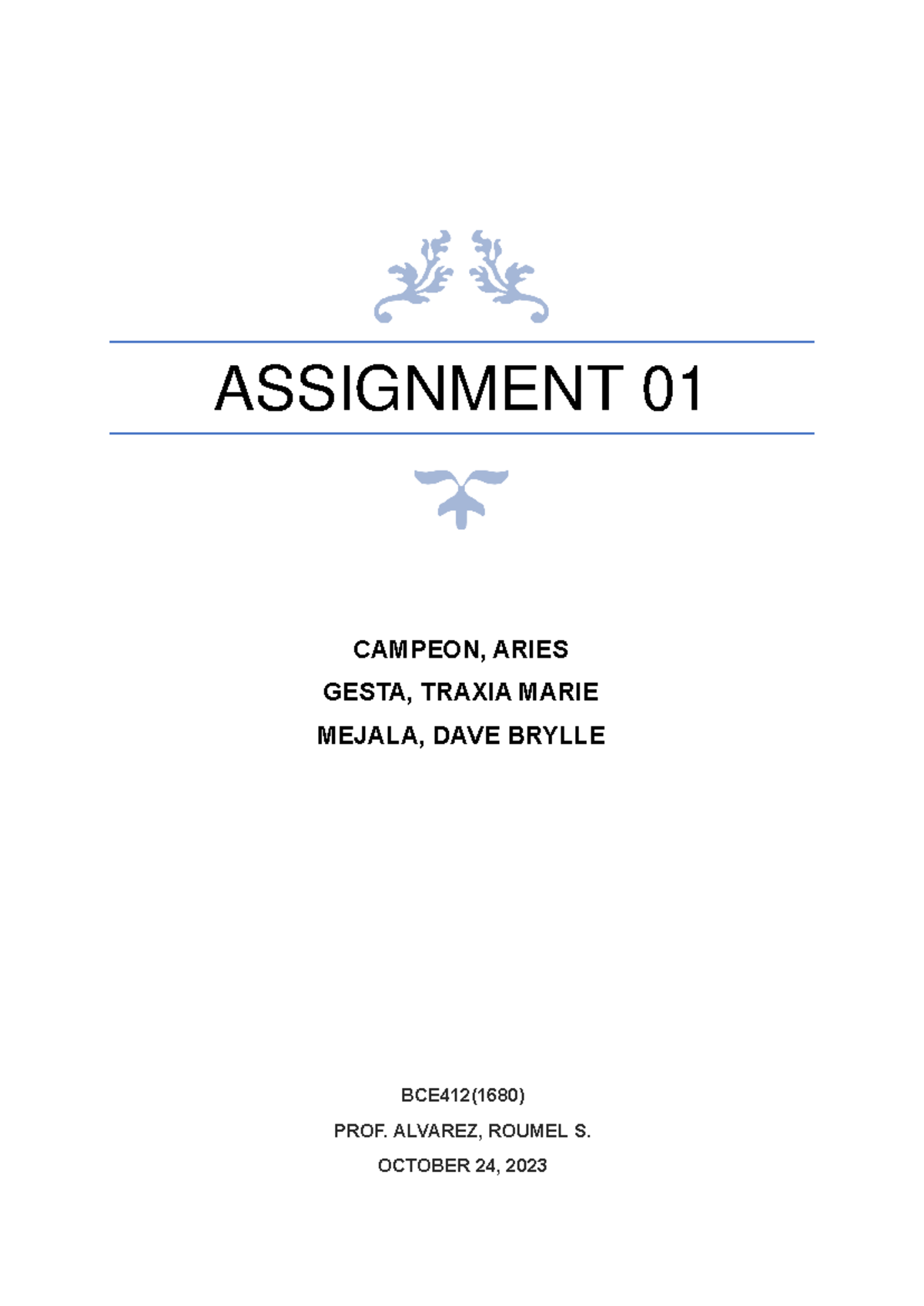 BCE412(1680) Assignment 01: Aerial Aircraft Systems in Transportation ...