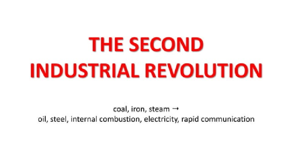 Industrial Revolution - THE REOLLOLACED AND PTESODACTILES. The Second ...